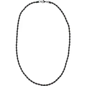 Trafalgar Barrett Braided Metal Necklace - Black