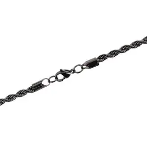 Trafalgar Barrett Braided Metal Necklace - Black