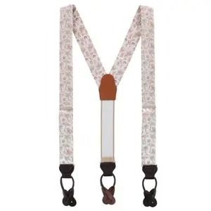Trafalgar Beach Get A Way Silk Novelty Button End Suspenders