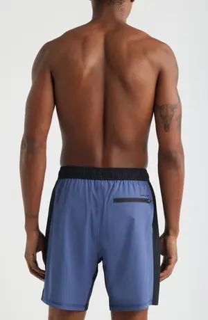 SANTO STUDIO Tempo Wordmark Performance Drawstring Shorts