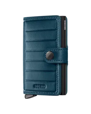 SECRID Premium Miniwallet+ Emboss Lines - Teal