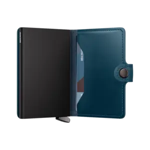 SECRID Premium Miniwallet+ Emboss Lines - Teal
