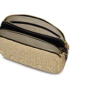 RADLEY Dukes Place Raffia Zip-top Crossbody Bag