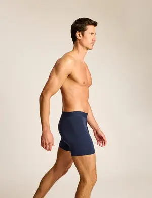 Commando Essential Modal Relaxed Boxer Brief With Fly - Black