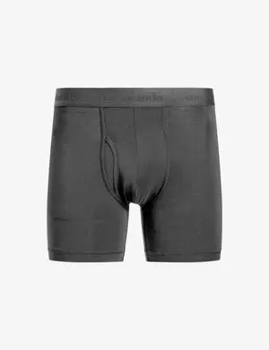 Commando Essential Modal Relaxed Boxer Brief With Fly - Titanium