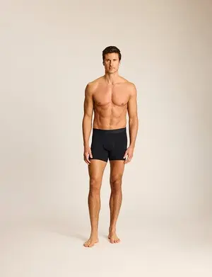 Commando Essential Modal Modern Fit Boxer Brief - Black