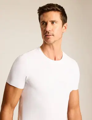 Commando Classic Crewneck Undershirt - White