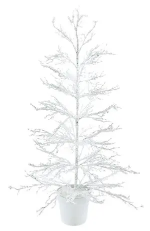 MARK ROBERTS Frosted Potted Tree - Green