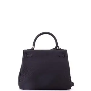 Hermès Kelly Handbag Togo With Palladium Hardware 25