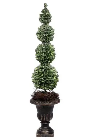 MARK ROBERTS Triple Pine Topiary - Green