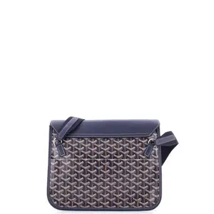 Goyard Coursier Messenger Bag Coated Canvas And Leather