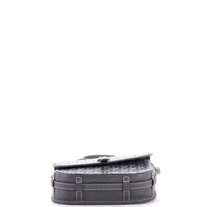 Goyard Belvedere Ii Messenger Bag Coated Canvas Pm - Grey