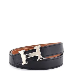 Hermès Constance Reversible Belt - Black