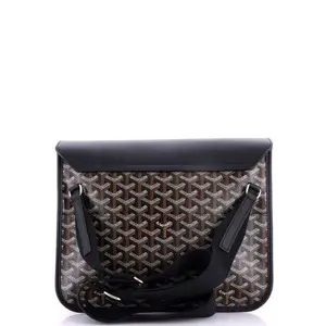 81036096 Goyard Messenger Bag In Coated Canvas And Leather