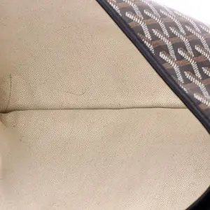 81036096 Goyard Messenger Bag In Coated Canvas And Leather
