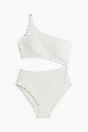 H&m Padded-cup Cut-out Swimsuit - White