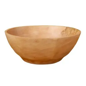 BE HOME Kiln Wood Curved Bowl - Mango