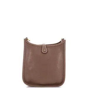 Hermès Long Strap Evelyne Bag Clemence Tpm - Grey