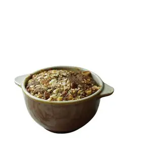 BE HOME Vintage French Stoneware Handled Bowl - Brown