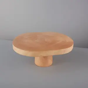 BE HOME Kiln Wood Cake Stand