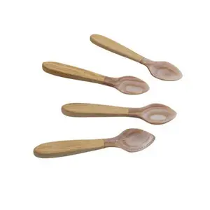BE HOME Serin Shell Spoonsset Of 4 - Beige