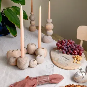 BE HOME Sandstone Taper Holder