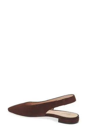 STUART WEITZMAN Stassi Slingback Flat - Walnut