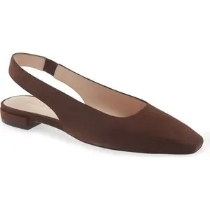 STUART WEITZMAN Stassi Slingback Flat - Walnut