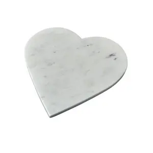 BE HOME Heart Serving Board - Marble