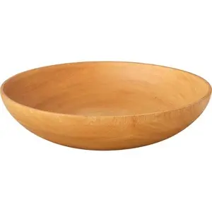 BE HOME Kiln Wood Shallow Bowl - Mango