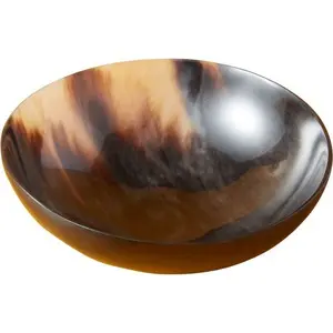 BE HOME Horn Side Plain Bowl - Brown