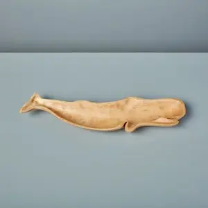 BE HOME Kiln Wood Whale Dish