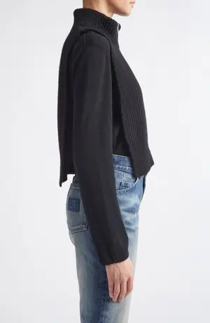 MAISON MARGIELA Wool Blend Poncho