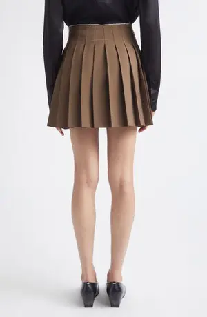MAISON MARGIELA Pleated A-line Miniskirt