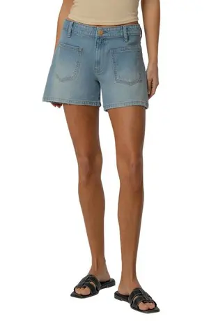 Kut From The Kloth Jane Patch Pocket Denim Shorts - Restore
