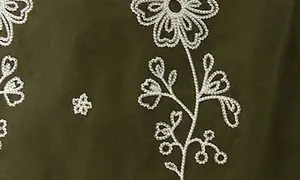 Karen Kane Embroidered Cotton Blouson Sleeve Top