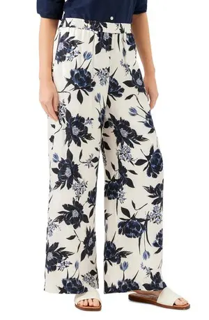 Karen Kane Floral Wide Leg Pants