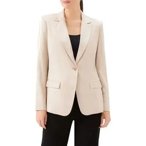 Karen Kane Satin Blazer - Khaki