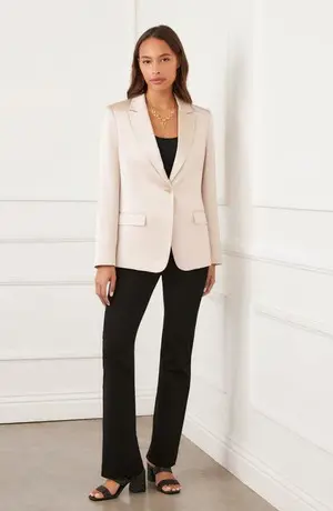Karen Kane Satin Blazer