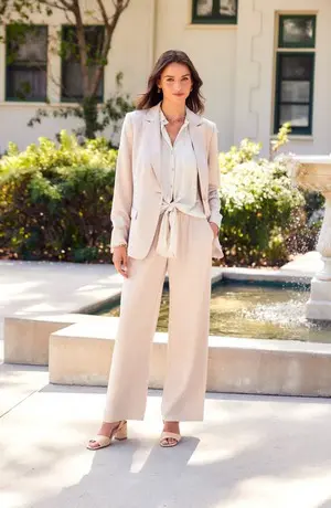 Karen Kane Satin Blazer