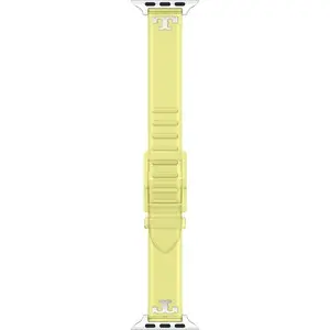 Tory Burch Tory Burch The Single T Jelly 16mm Apple Watch Band Yellow