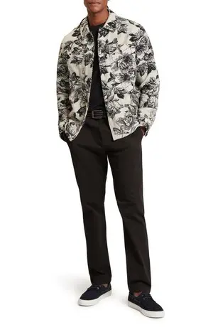 Ted Baker London Mairis Floral Jacquard Button-up Overshirt