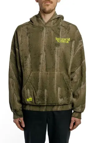 VARDAGEN Slalom Possum Drip Dye Heavyweight Hoodie
