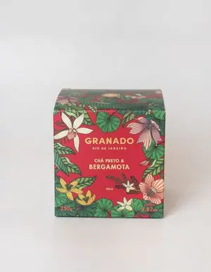 GRANADO Chá Preto E Bergamota Scented Candle