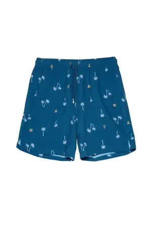 GOTTEX MENS Beach Bound 9" Swim Trunks Multi-navy