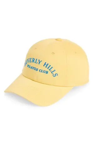 American Needle Beverly Hills Pilates Club Cotton Twill Baseball Cap - Butter