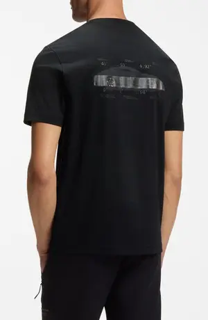BOSS Spirit Solid Cotton T-shirt - Black