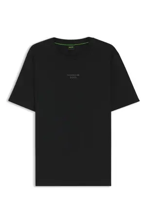 BOSS Spirit Solid Cotton T-shirt - Black
