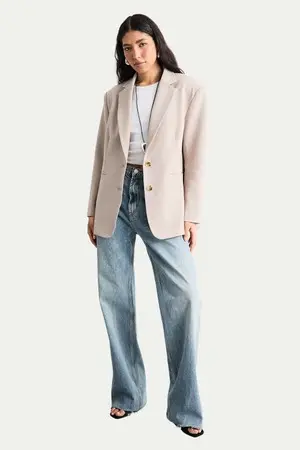 WAREHOUSE Oversized Single Breasted Blazer