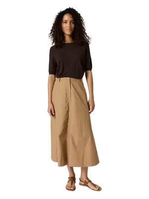 Gerard Darel Jina High Waist A-line Midi Skirt